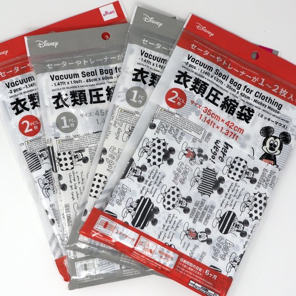 Disney | Other | Walt Disney Mickey Mouse Vacuum Seal Bag For Clothing ...